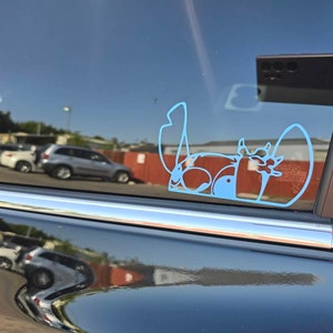 Alien Vinyl Decal Alien Vinyl Sticker Car Decal Window Decal Laptop ...