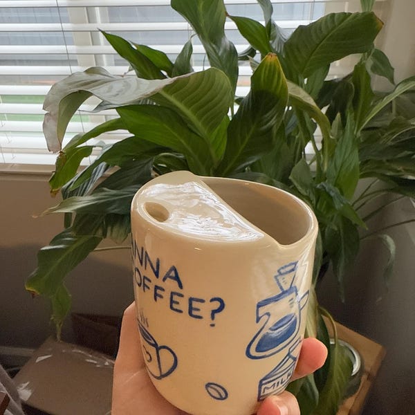 Pre-order Handmade Ceramic Travel Mug: Res Strawberry Cherry Pottery ...