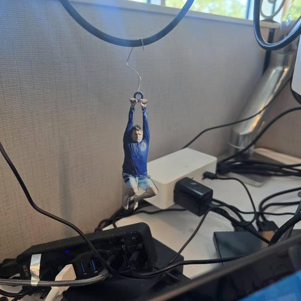 Tim Robinson on a Zipline Meme Car Air Freshener - Etsy