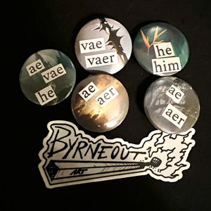 Handmade Collage Pin: 3-PACK CUSTOM ORDER - Etsy