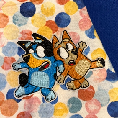 Bluey Inspired Disney Embroidered Iron on Patch - Etsy