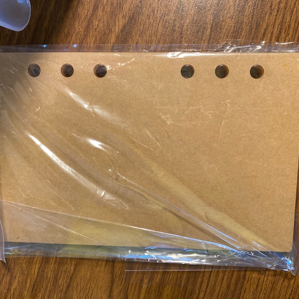 Planner Cover (set of 2) A6 Size, CAST Acrylic Planner Cover, Acrylic ...