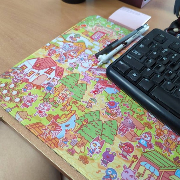 Animal Crossing Big Gaming Mousepad - Desk Mat Mousepad Playmat - Etsy