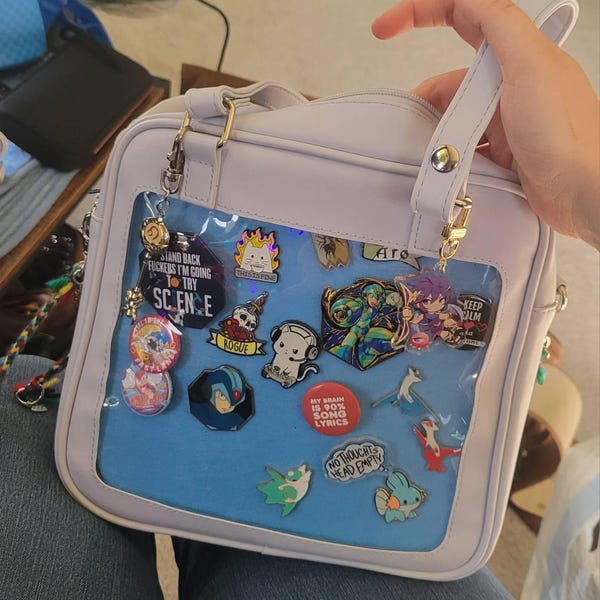 Ita Bag Backpack: 3-way Convertible Pin Display Bag With Inserts - Etsy