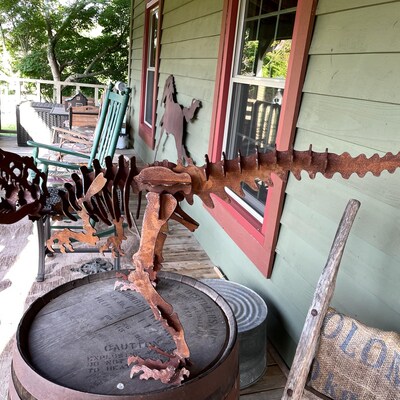 Hanging Metal Dog Sign With Custom House Name / Hanging Shop Sign ...