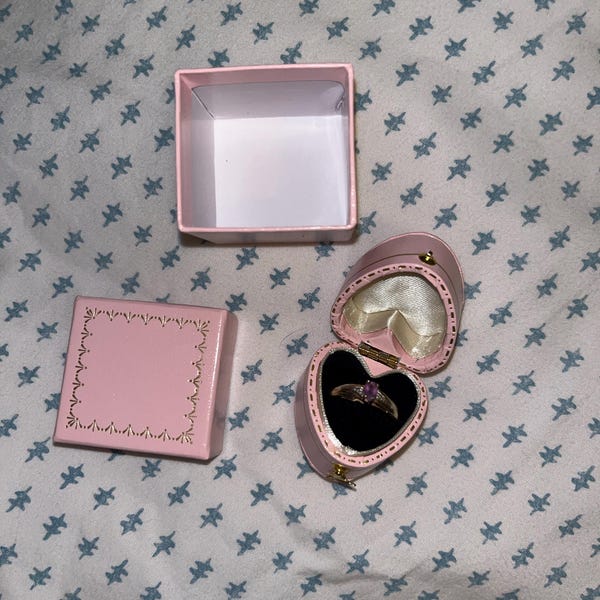 Emerald Color Luxury Handmade Keepsake Velvet Ring Box Single Slot ...