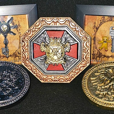 Resident Evil 4 Full Key Collection Solid Resin Keys Ultimate ...