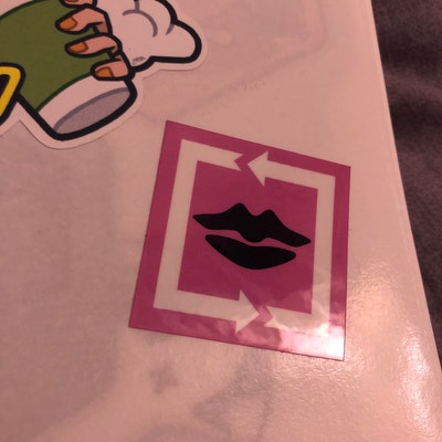 Ermes Costello kiss Vinyl Stickers - Etsy