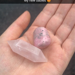 Smooth Rose Quartz Crystal Natural Tumbled Gemstone Healing - Etsy