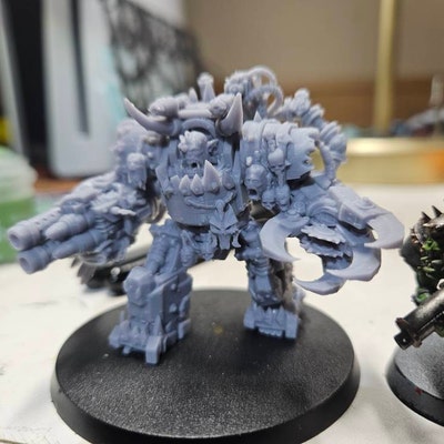 Orc Fighter Barbarian Battle Axe Scales: 28mm 32mm 54mm 75mm 100mm ...