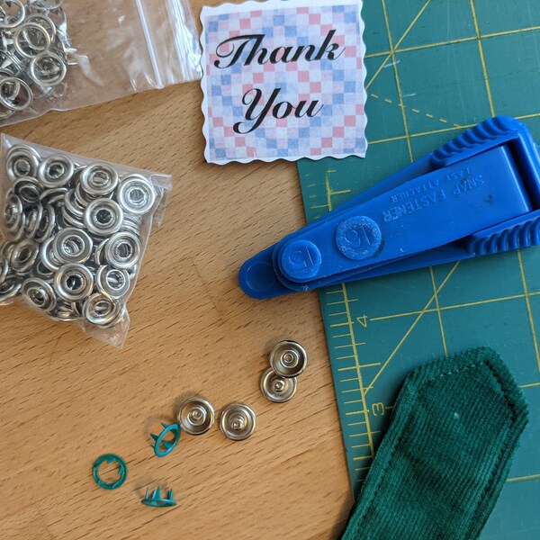 50 Sets Gripper Snaps Size 16 No Sew Snap Fasteners 11 Mm - Etsy
