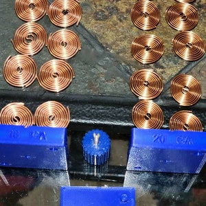 Large 77mm Tall Fibonacci Spiral Coil Winding Jig for Electroculture ...