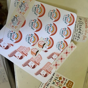 Working Day Sticker Sheet / WFH Sticker Sheet / Working From - Etsy