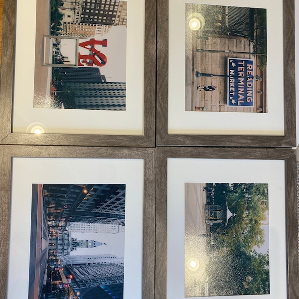 Philadelphia Wall Art Print Set, Black and White Photography ...