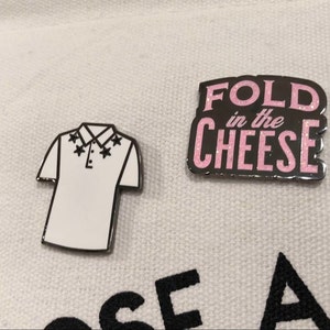FOLD in the CHEESE Lapel Pin - Etsy