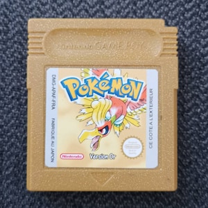 Holographic Pokémon Back Label for Gameboy Color Custom Pokémon ...