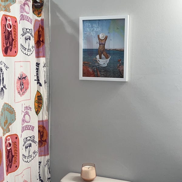 Pink Fig Illustration, Fruit Wall Art, Colorful Art, Handdrawn ...