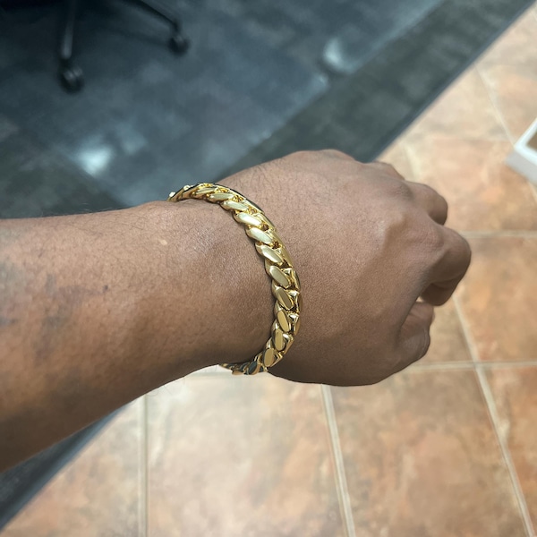 Cuban Link Chain 20MM Solid Handmade Jewelry Miami Style, Gift Birthday ...