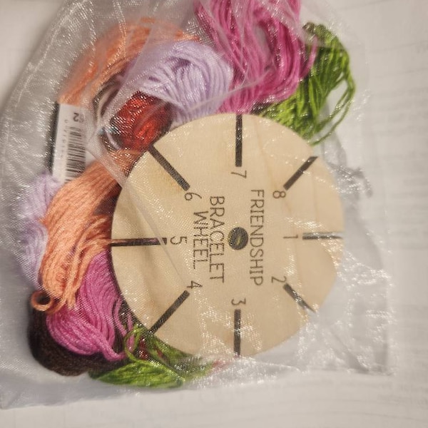 Friendship Bracelet Wooden Wheel Disc Loom Guide Braid Trollen Kumihimo ...