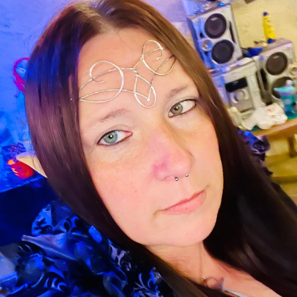 Gold Elven Circlet, Renaissance Circlet, Costume Accessory, Headpiece ...