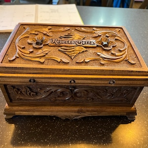 Extra Large Secret Box 8 Step Puzzle Box Treasure Box With - Etsy