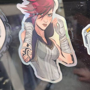 Jinx Vinyl Sticker 3 Variations Arcane Sticker Hey Chuck - Etsy