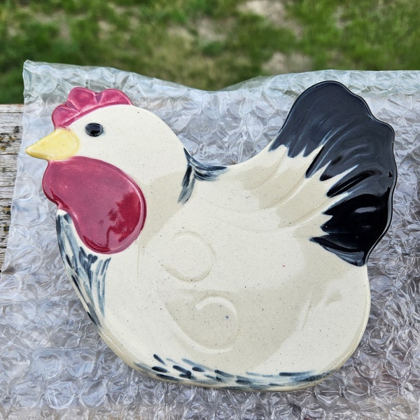 Chicken Ceramic Spoon Rest From Grammy's Divine Designs Country Farm ...