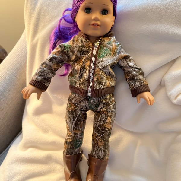 Avila Aviator Jacket 18 Inch Doll Clothes Pattern Fits Popular 18 ...