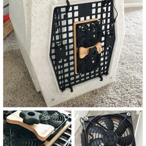 Airflow Dually Dog Crate Fans Compatible With Ruff Land / Ruff Tough ...