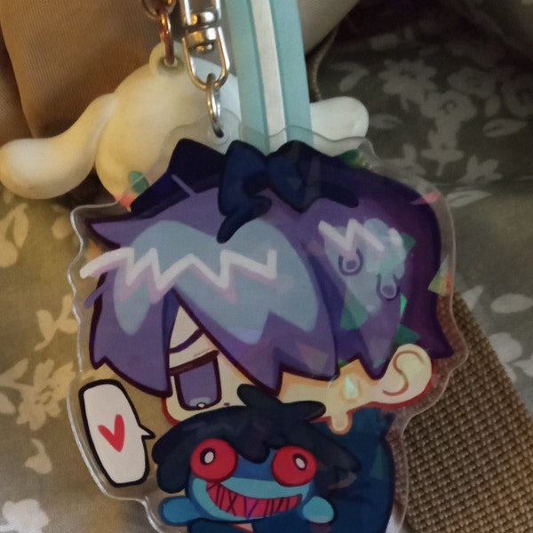 Holo Rpgmakerhorror Pet Charms- Omori, Mogeko Castle, End Roll, Ib - Etsy