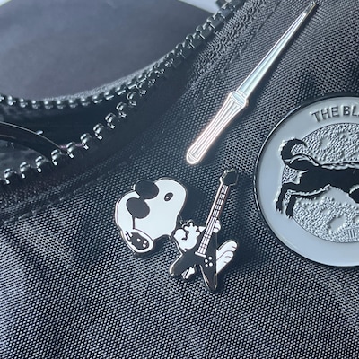 Punk Snoopy Hard Enamel Pins - Etsy