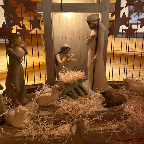 Willow Tree Nativity Manger - for Willow Tree Nativity Set Manger ...