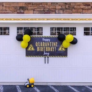 Quarantine First Birthday Banner Quarantine birthday sign | Etsy