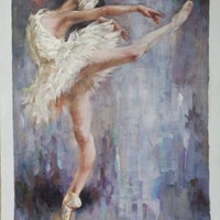 Hand Painted Impressionist Eagle Painting on Canvas Modern Colorful Animal Art ARTIST ...