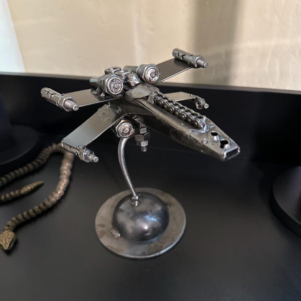 Excavator Scrap Metal Sculpture, Backhoe Tractor Loader Scrap Metal ...