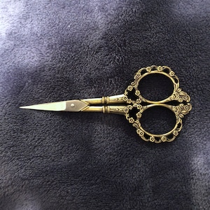 Floral Embroidery Scissors, Vintage Style Scissors, Vintage Antique ...