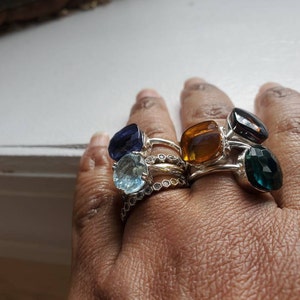 Dark Green Quartz Hydro Gemstone Pendant in 925 Sterling - Etsy