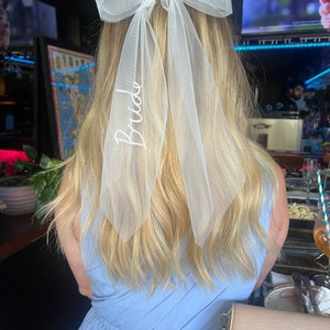 Modern Veil Extra Wide Double Layered Two Tier Veil Barely There Ivory ...