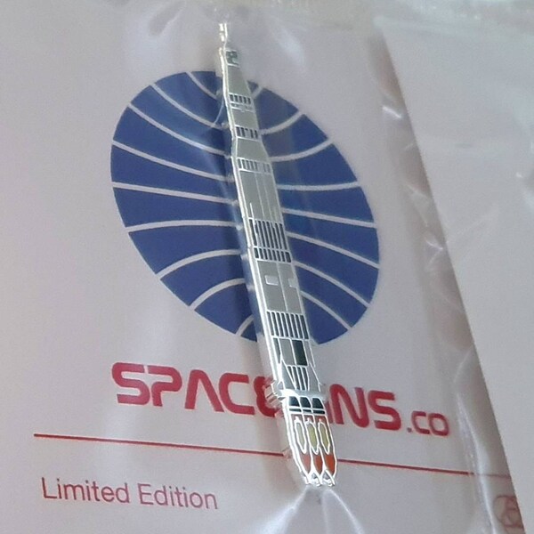 Artemis 1 Space Launch System SLS Rocket Enamel Pin Lapel Brooch - NASA ...