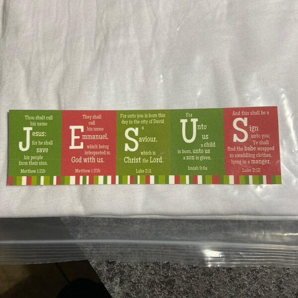 Printable Christmas Bookmark | JESUS Scripture, Bible Verse, Christian ...