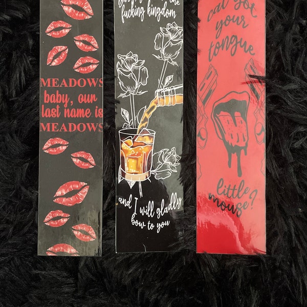 3 “haunting Adeline” INSPIRED Bookmarks, Haunting Adeline, Dark Romance ...
