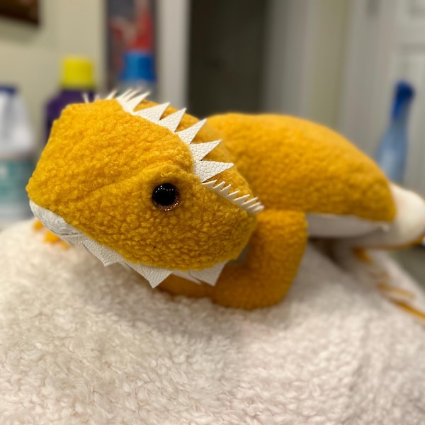 Huggable Beardie Stuffie PDF Sewing Pattern and Tutorial Booklet ...