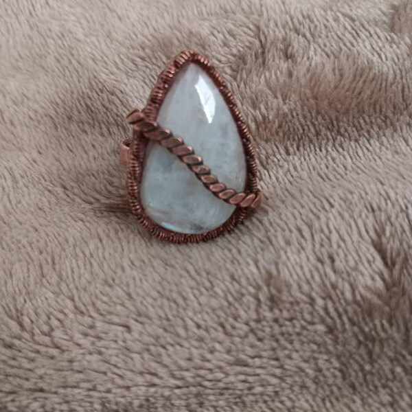 Ruby Earrings, Kashmiri Red Ruby With Pearls Copper Electroformed ...