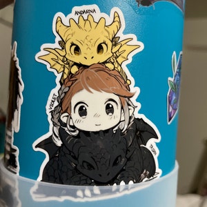 Fourth Wing Tairn Andarna Violet Sticker Chibi Cute Stacked Heads - Etsy