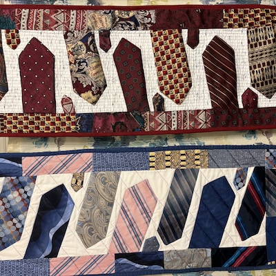 PDF Pattern Square 5 Necktie Quilt Table Topper Wall Hanging - Etsy