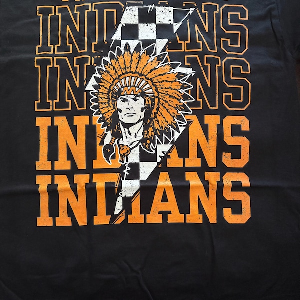 Custom School Mascot Thunder and Checkerboard, Favorite Team Shirt ...