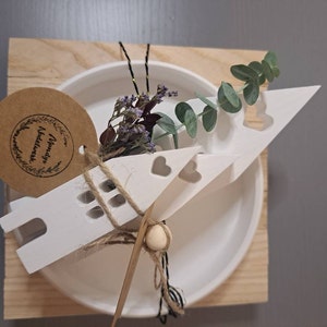 Deko Teller Set, Beton Deko ZUHAUSE Mit 2 Deko Häusern u. Herz Teelicht ...