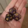 Amethyst Dice-astro Dice-divination Dice-astrology Dice-astrodice-for ...
