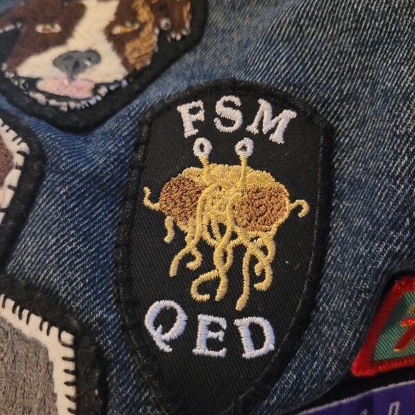 Flying Spaghetti Monster Patch - Etsy