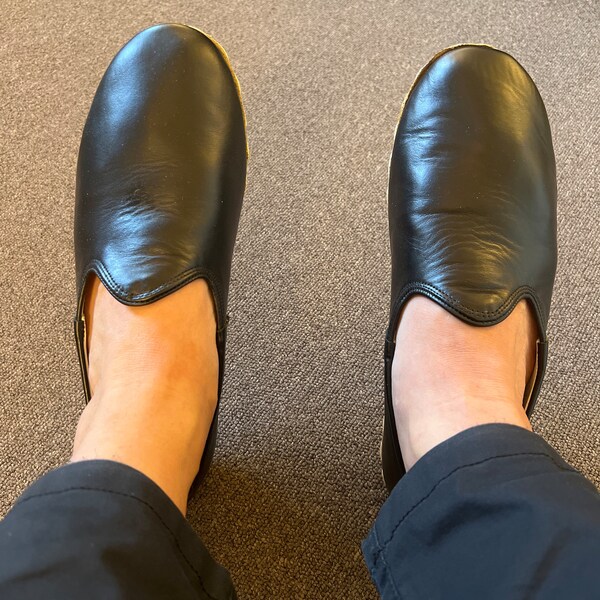 Women Mule PINK SMOOTH Leather Handmade Yemeni Slippers, Natural ...